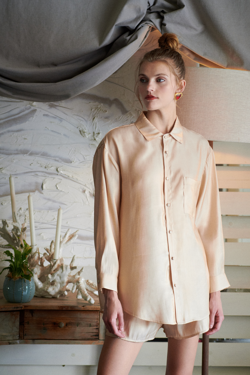 Greta Satin Suit Elegant Womens Satin Suit Avramilano Avrà Milano